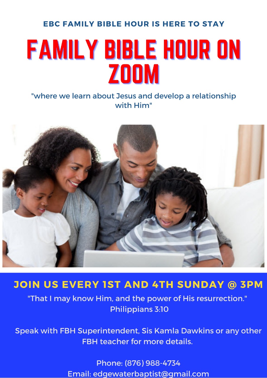 Family Bible Hour - Edgewater Baptist Church